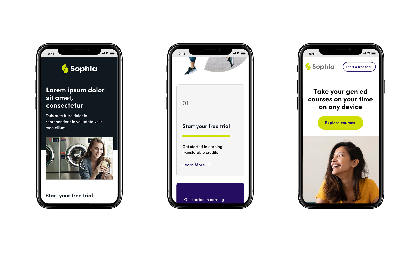 Sophia Site redesign – kate gazzillo